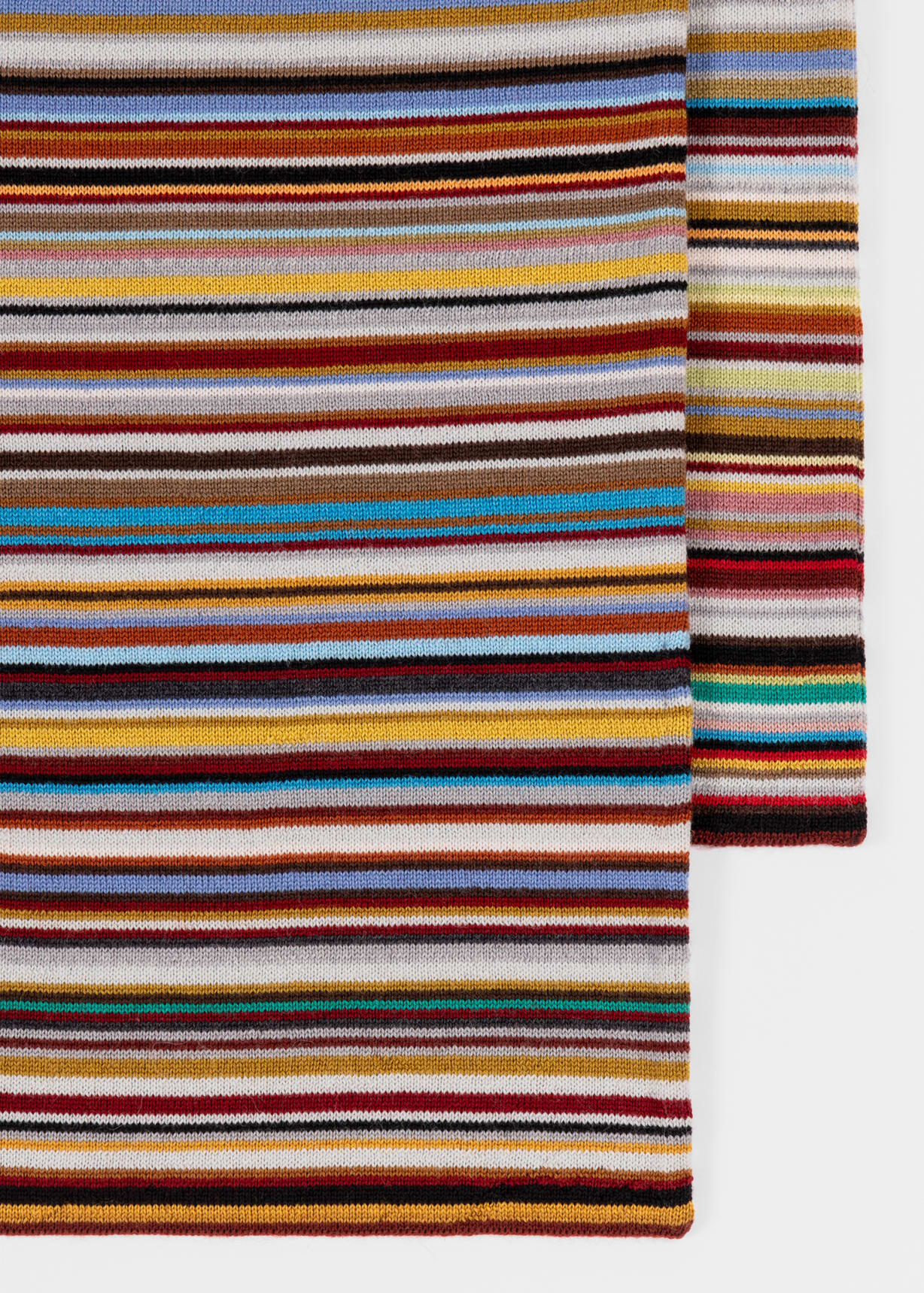 Woven Merino Wool 'Signature Stripe' Scarf