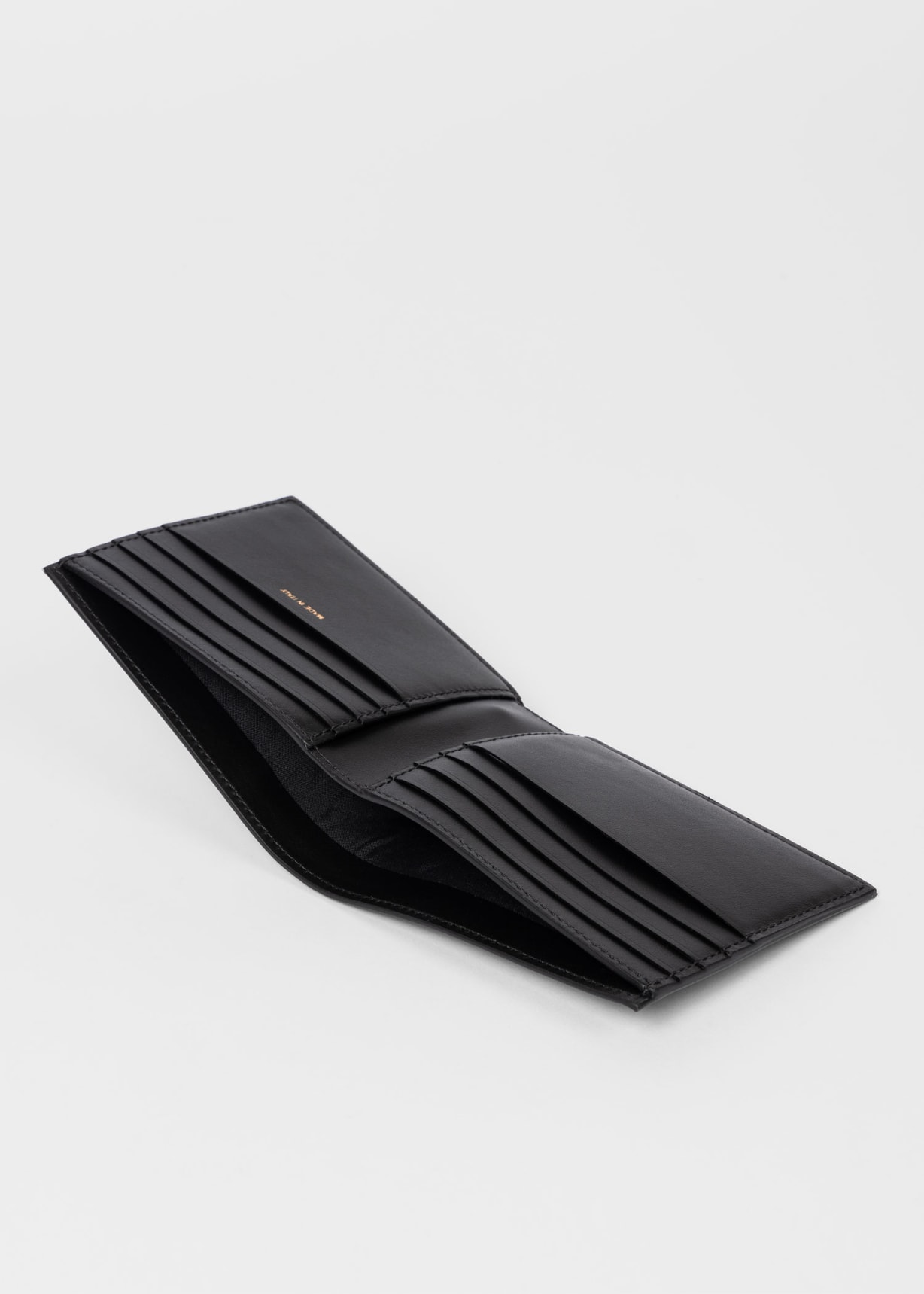 Men's Black 'Signature Stripe Block' Billfold Wallet