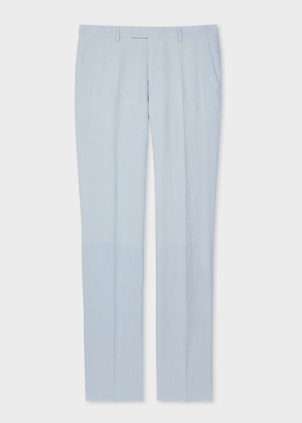 Men's Light Blue Linen Pants