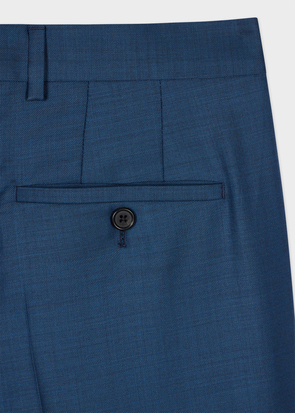 The Brierley - Men's Blue Sharkskin Wool Suit