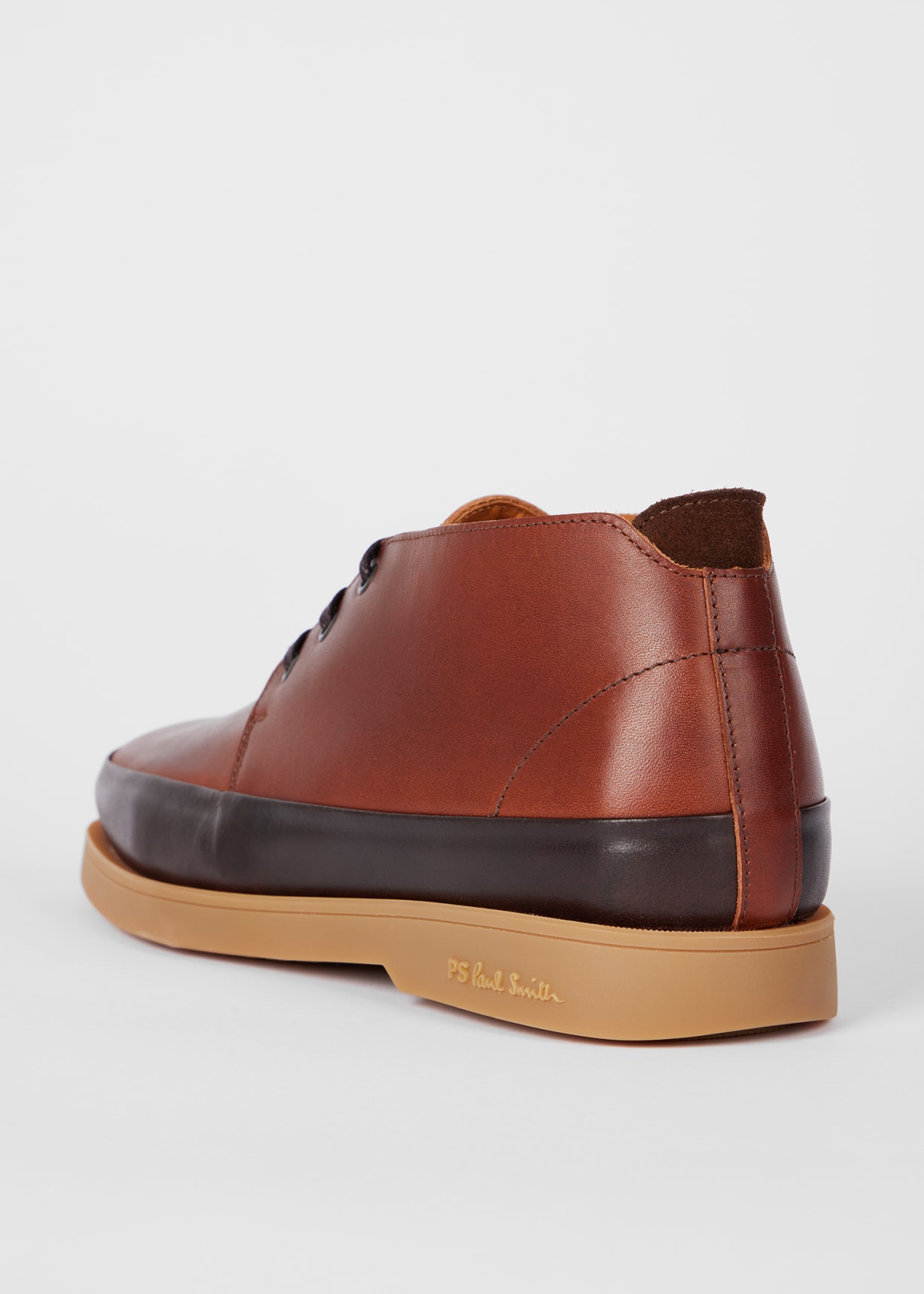 Men's Tan Brown Leather 'Crane' Chukka Boots