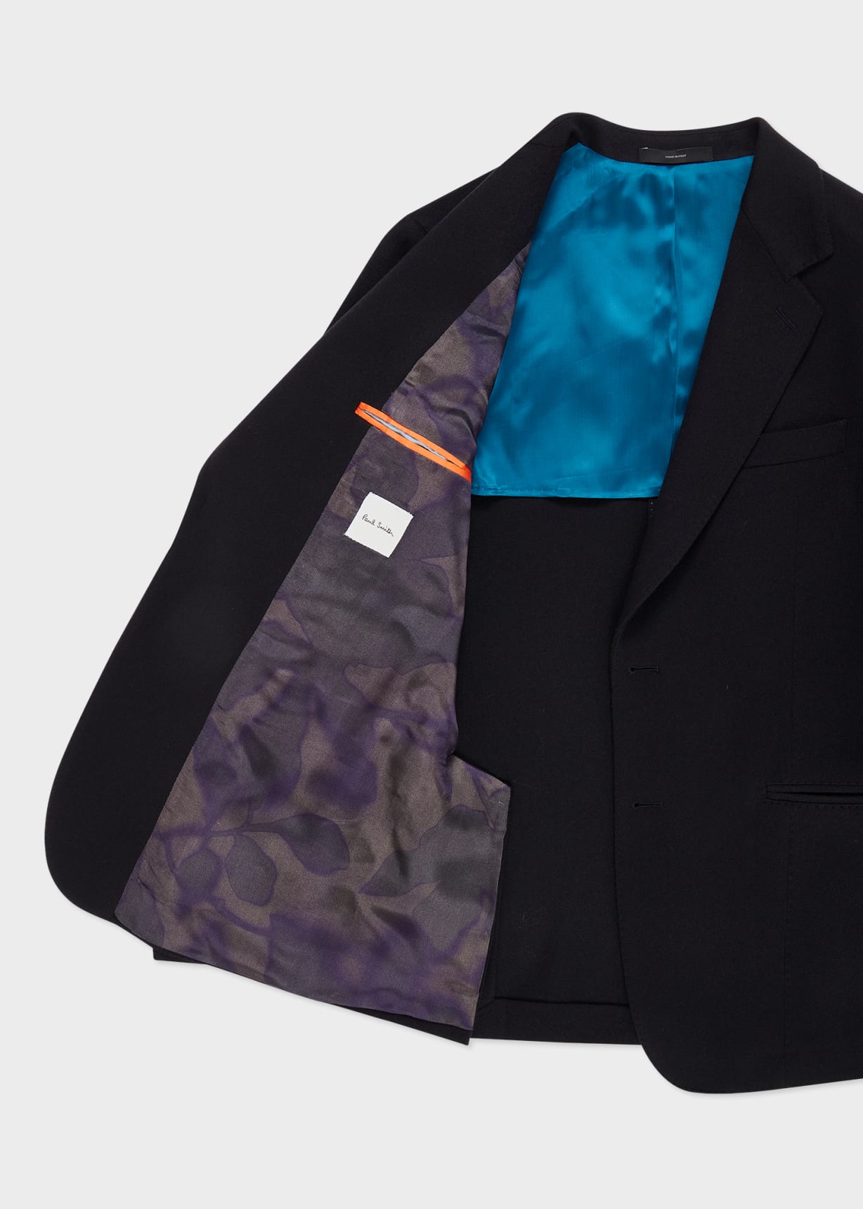 Men's Navy Cashmere Buggy-Lined Blazer