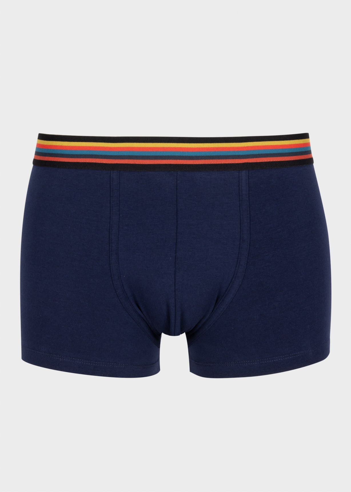 Men's Blue Mixed Low-Rise 'Artist Stripe' Boxer Briefs Three Pack