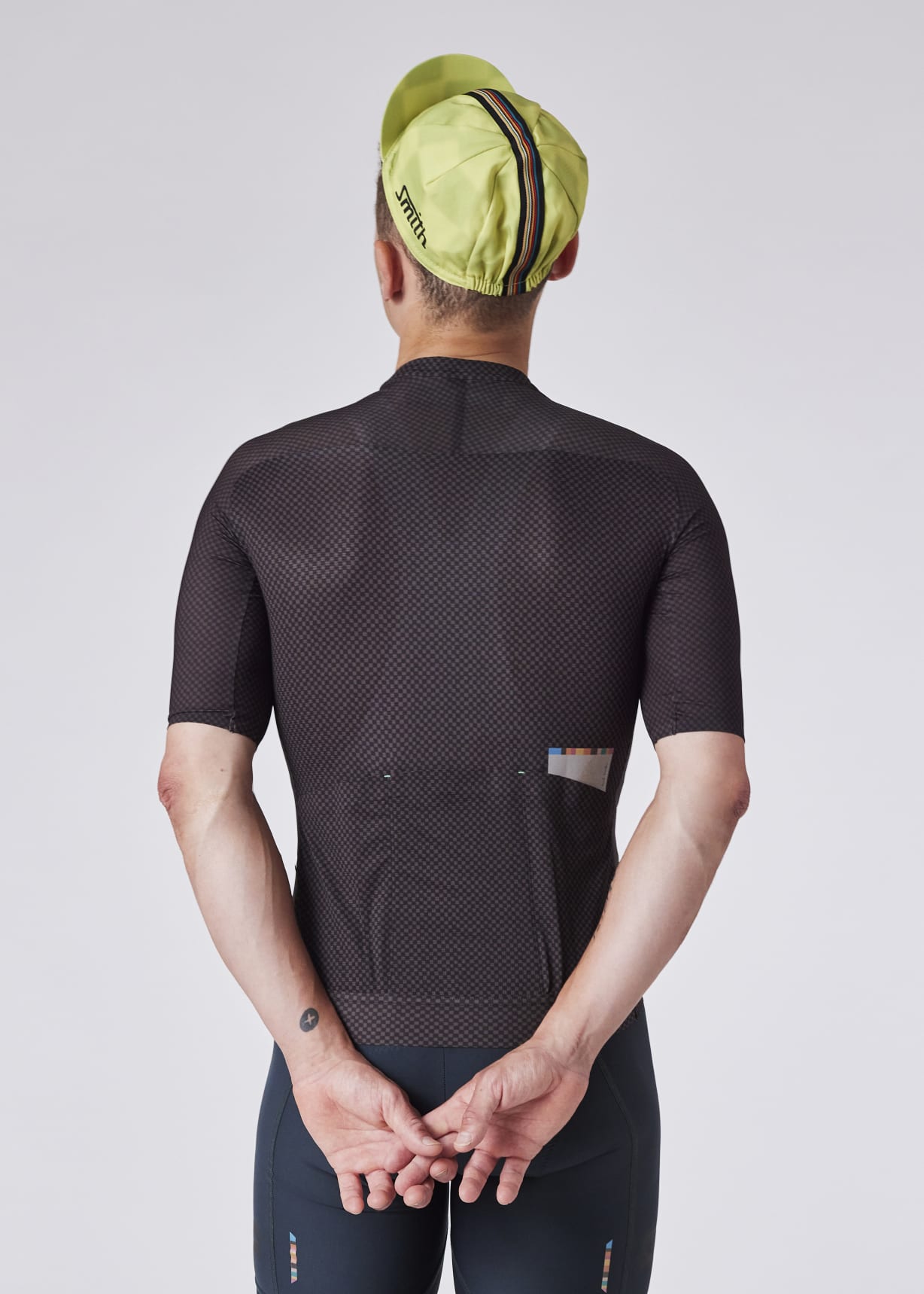 Asphalt Mini Checkerboard Cycling Jersey