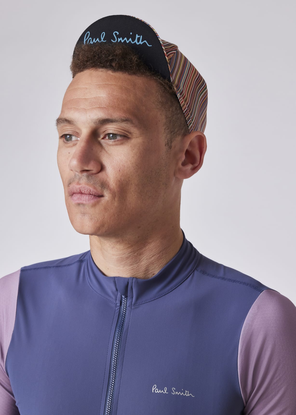 'Signature Stripe' Cycling Cap