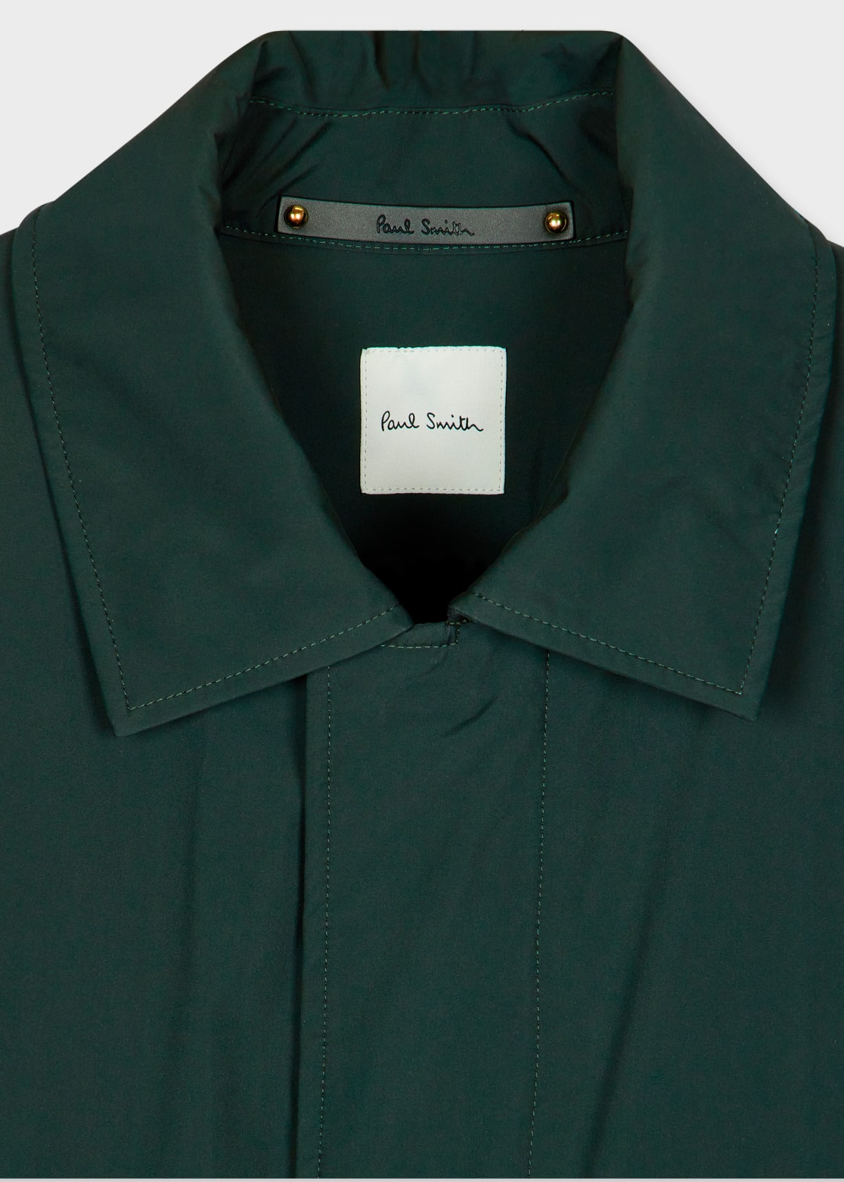 Men's Dark Green Two-Layer Mac