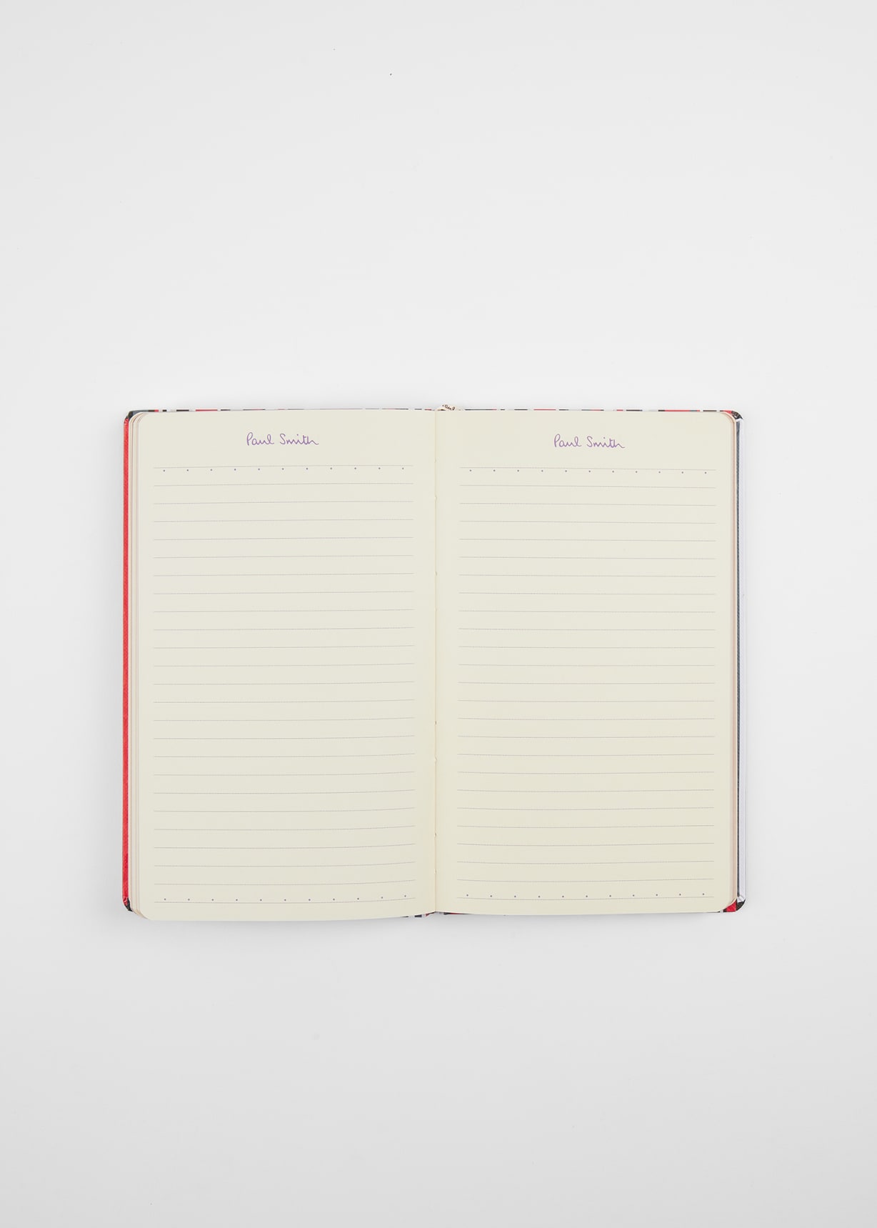 Paul Smith for Manchester United - Red 'Signature Stripe' Notebook