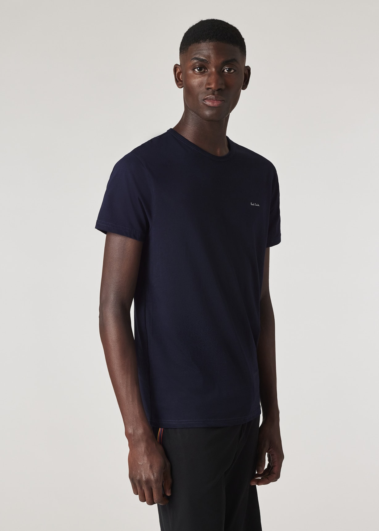 Men's Mixed Colour Cotton Logo Lounge T-Shirts Five Pack