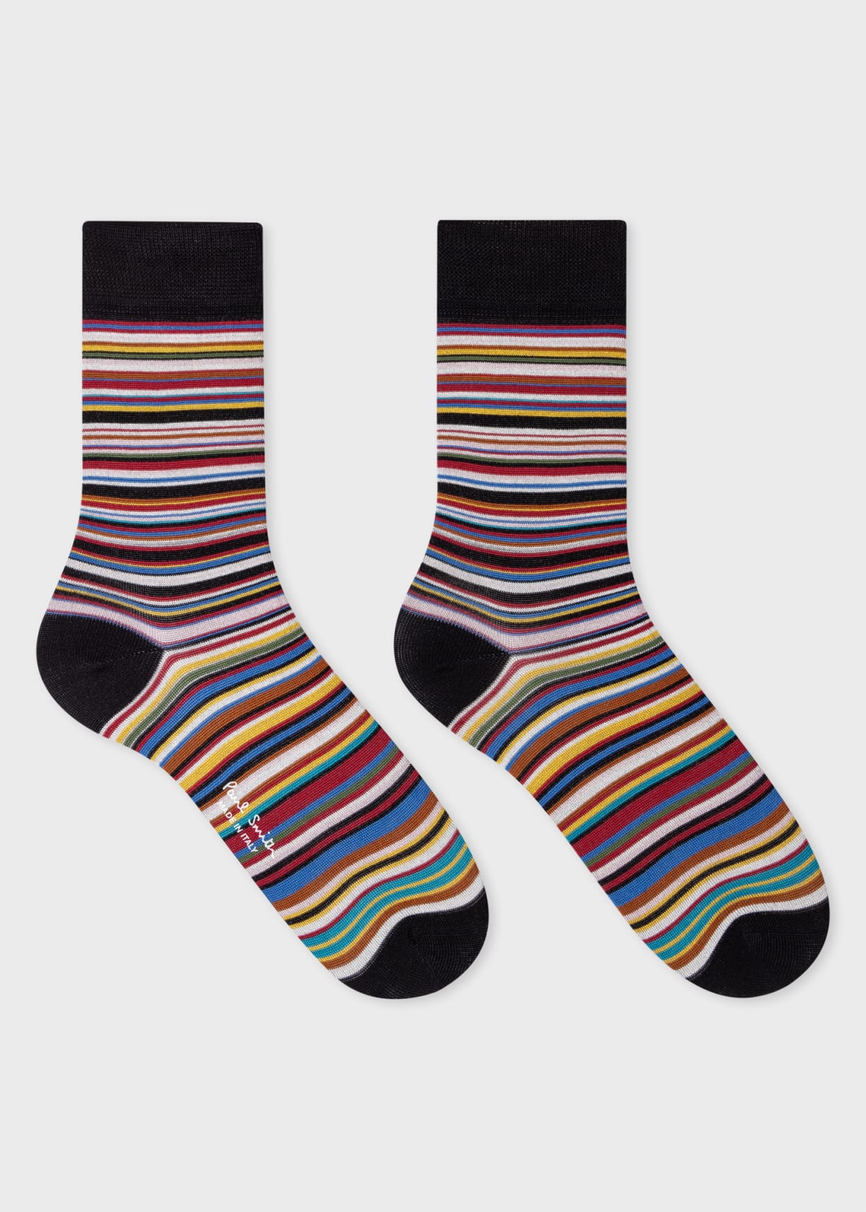 Women's 'Signature Stripe' Silk-Mix Socks & Notebook Gift Set