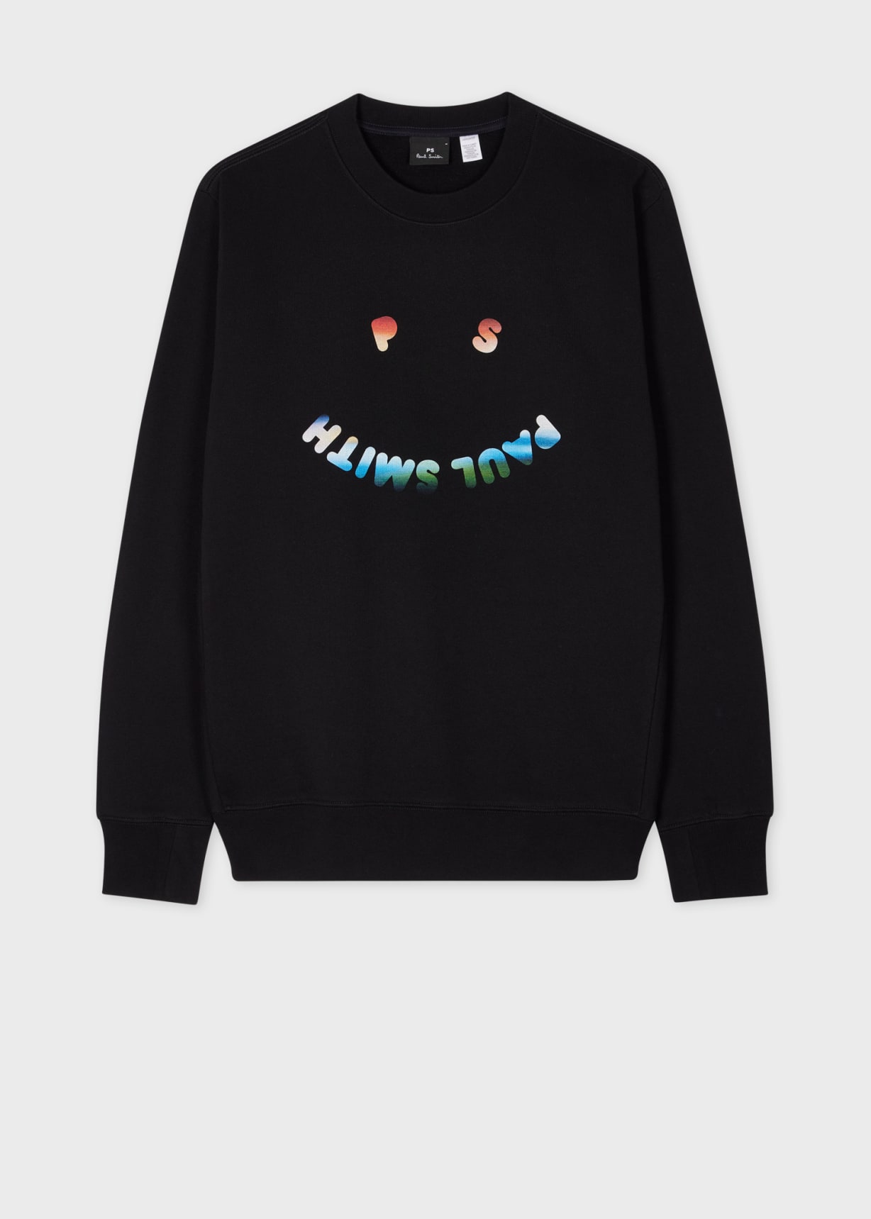 Men's Black 'Happy' Logo Sweatshirt