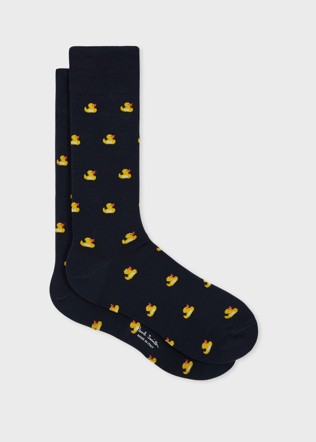 Men's Navy Cotton 'Duck' Socks