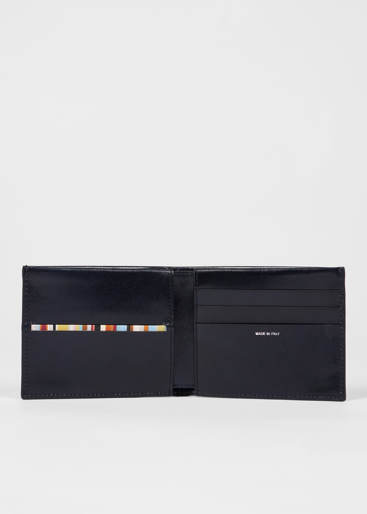 Men's Interior 'Signature Stripe' Trim Billfold Wallet