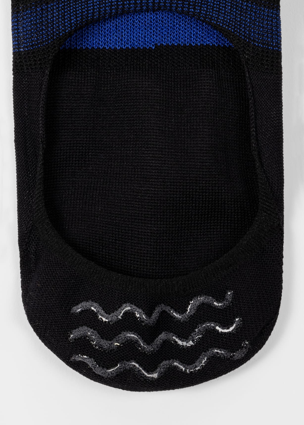 Men's Black Bold 'Signature Stripe' Loafer Socks