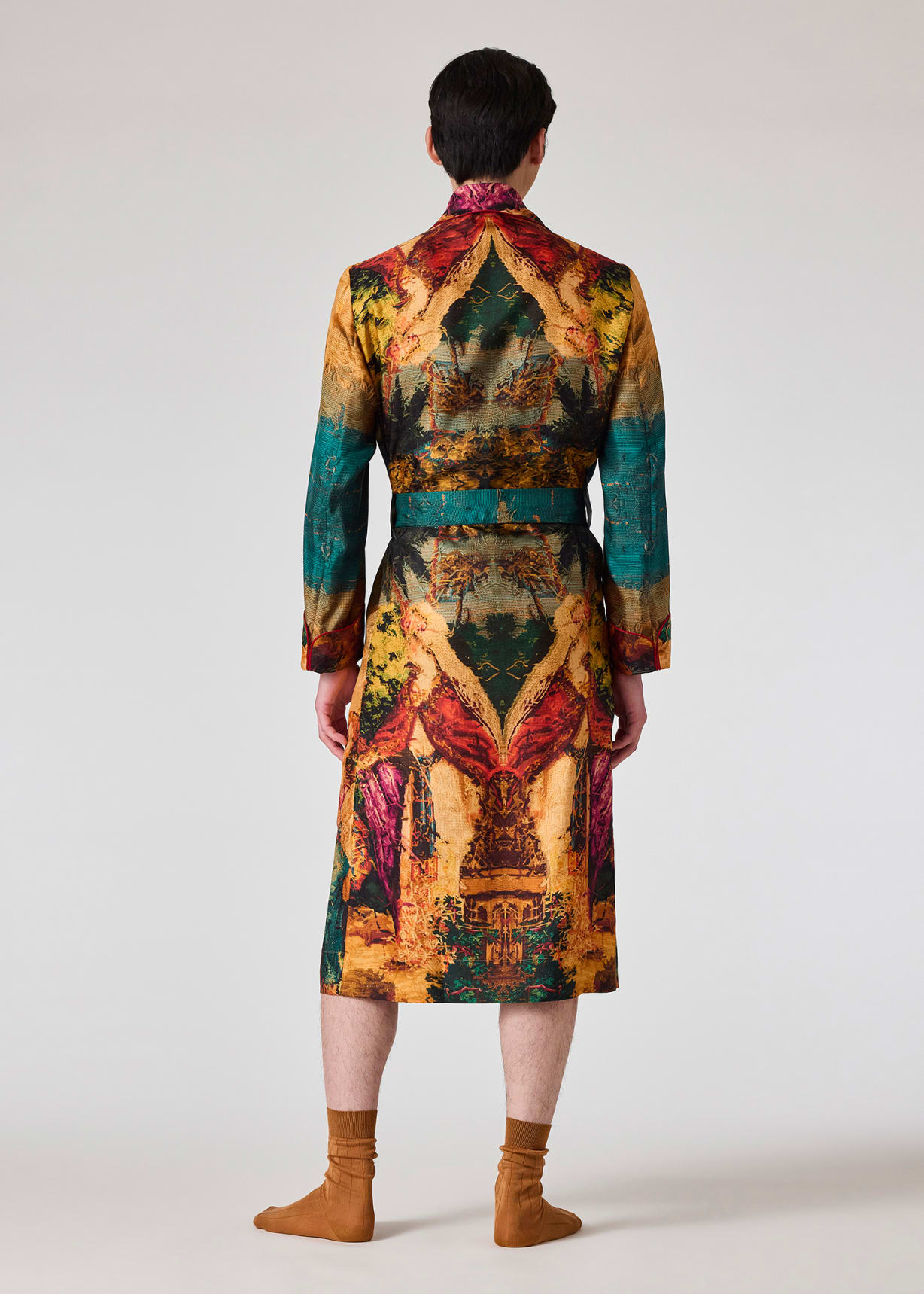 Daniel Hanson For Paul Smith - Tapestry Print Silk Dressing Gown