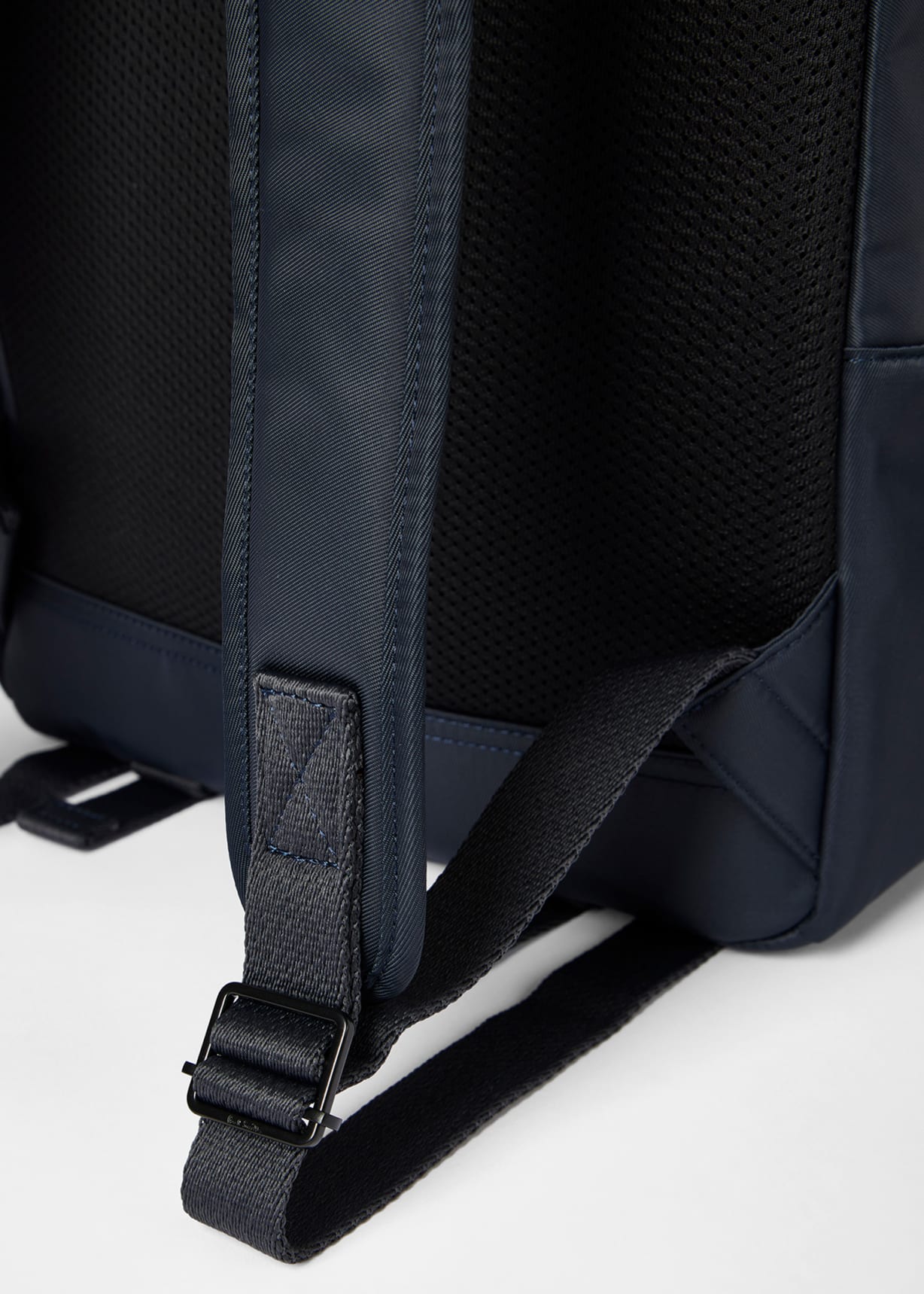 Navy 'Artist Stripe' Recycled Polyester Backpack