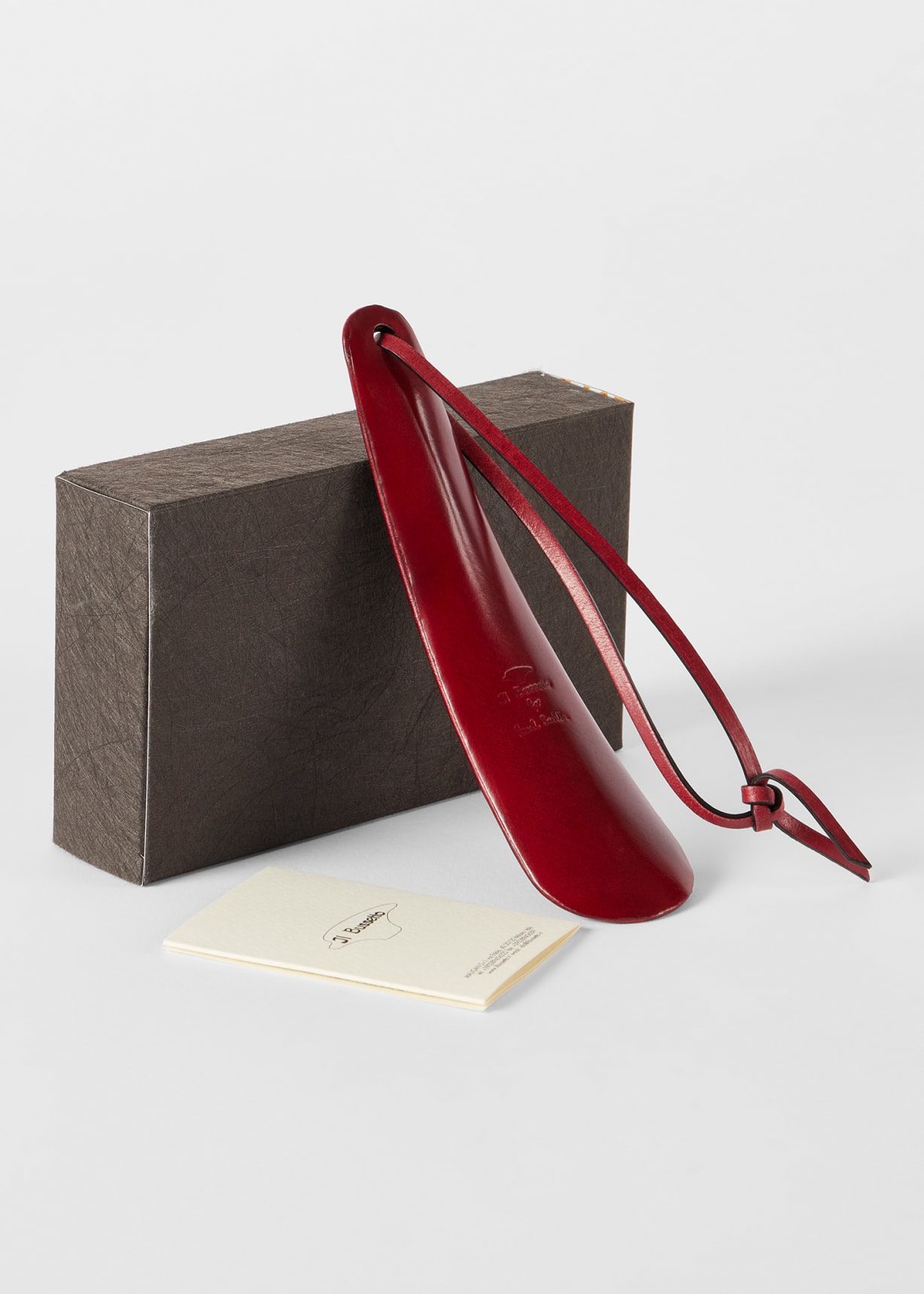 Il Bussetto for Paul Smith - Tibetan Red Leather Small Shoehorn