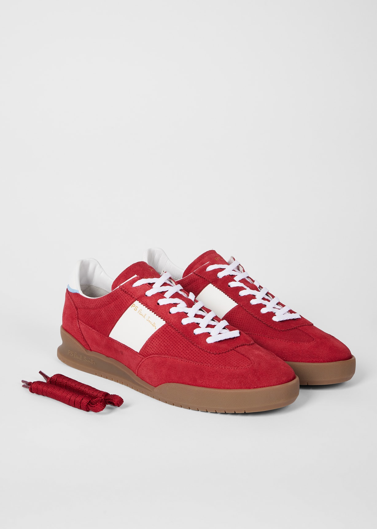 Men's Red Suede 'Dover' Trainers