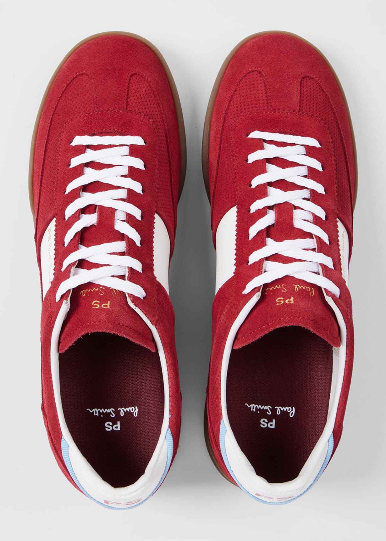 Men's Red Suede 'Dover' Trainers