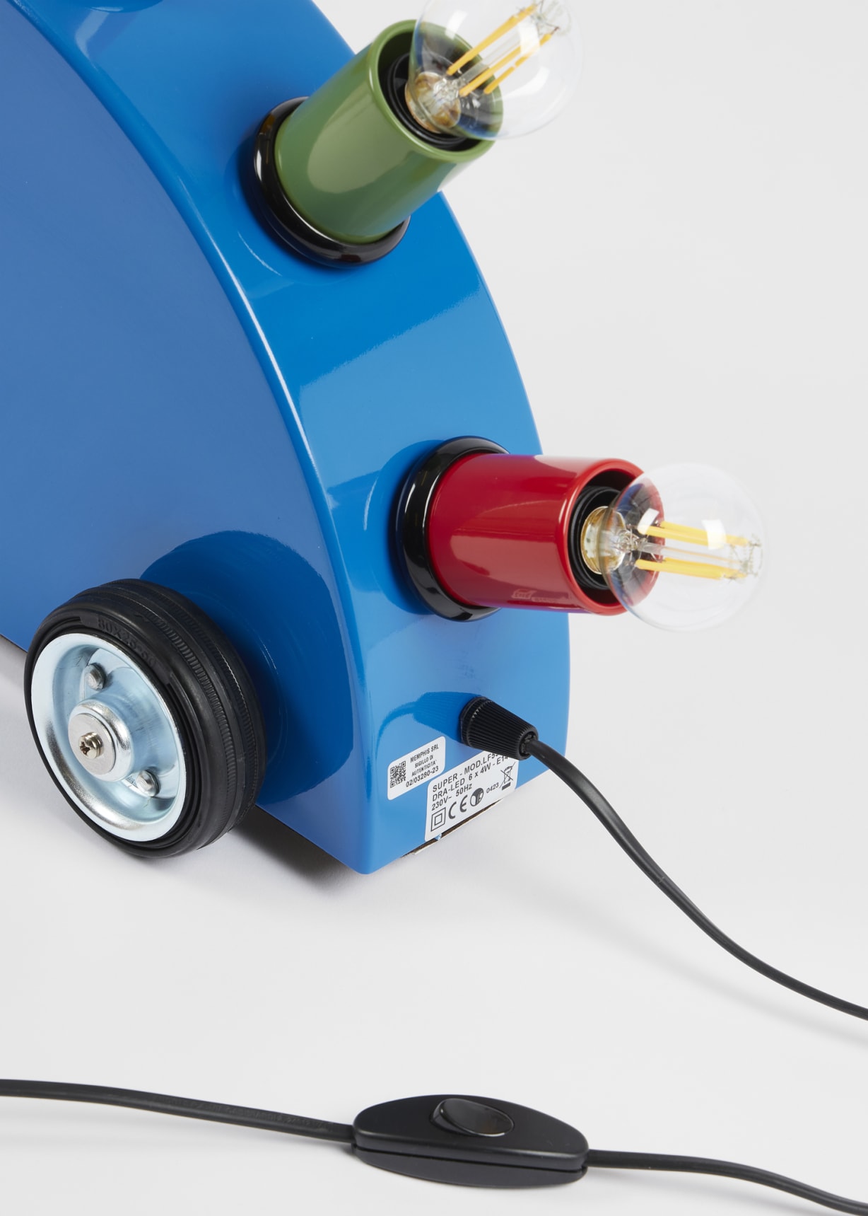 Blue Super Table Lamp - Memphis Milano