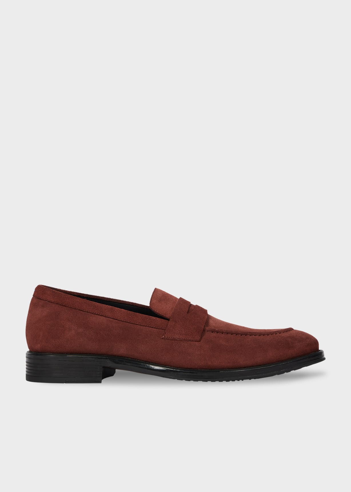 Men's Brick Red Suede 'Pierce' Loafers