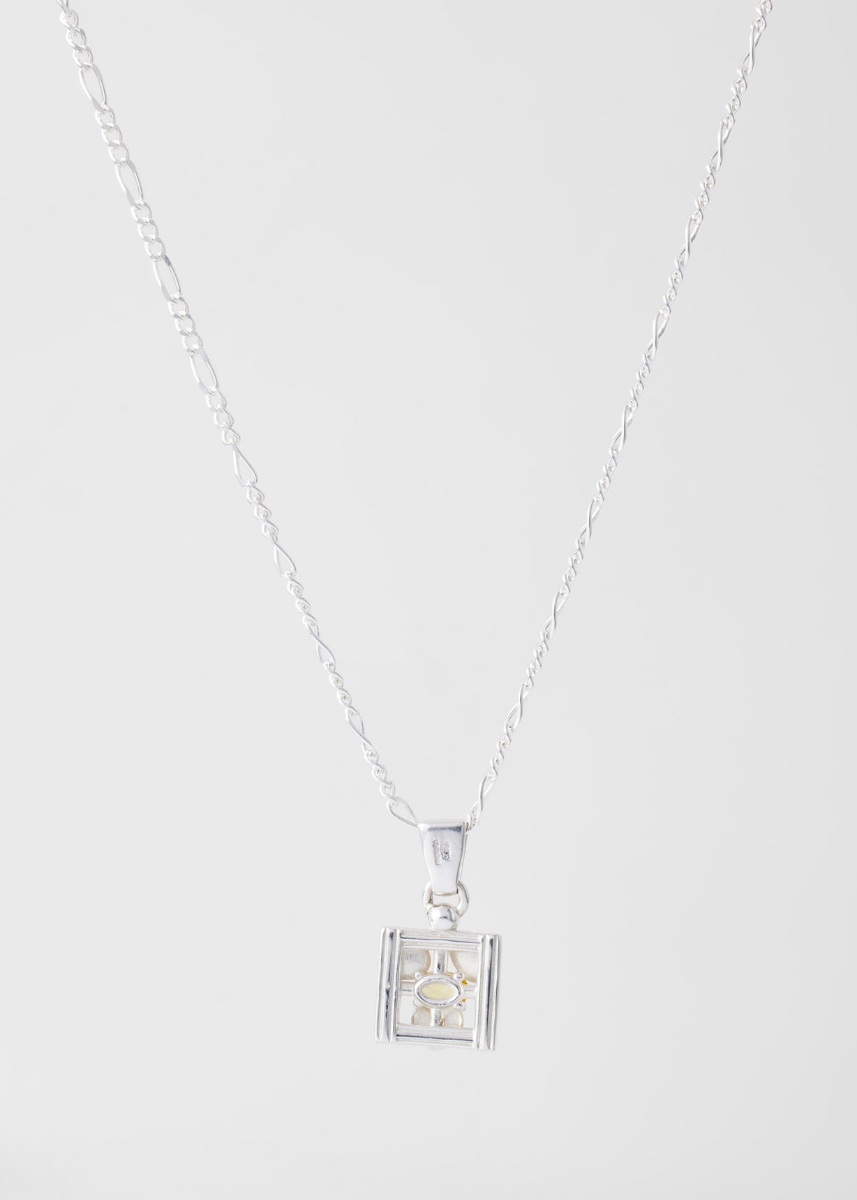 Alec Doherty For Paul Smith - Yellow Square One Pendant Necklace
