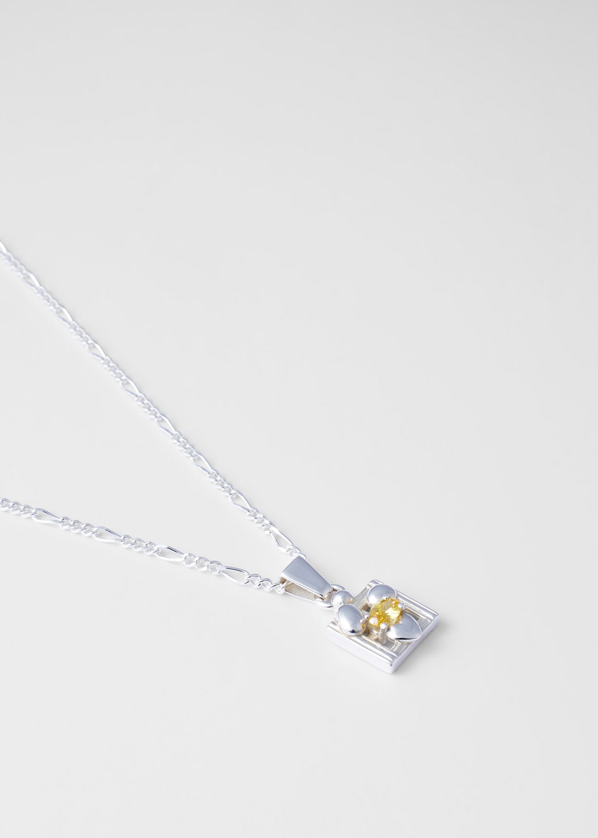 Alec Doherty For Paul Smith - Yellow Square One Pendant Necklace