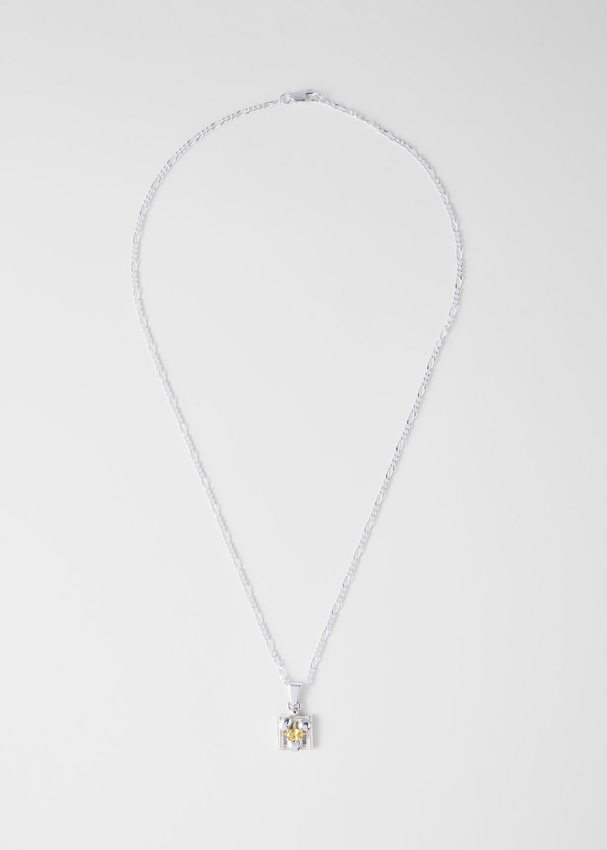 Alec Doherty For Paul Smith - Yellow Square One Pendant Necklace