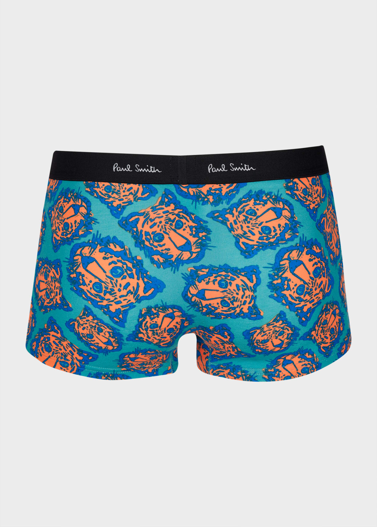 Men's Blue 'Tiger' Print Boxer Briefs