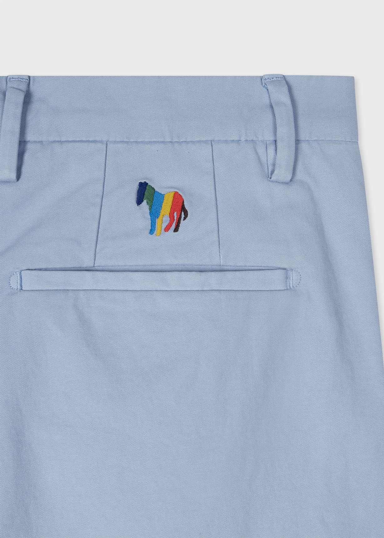 Relaxed-Fit Sky Blue 'Broad Stripe Zebra' Chinos