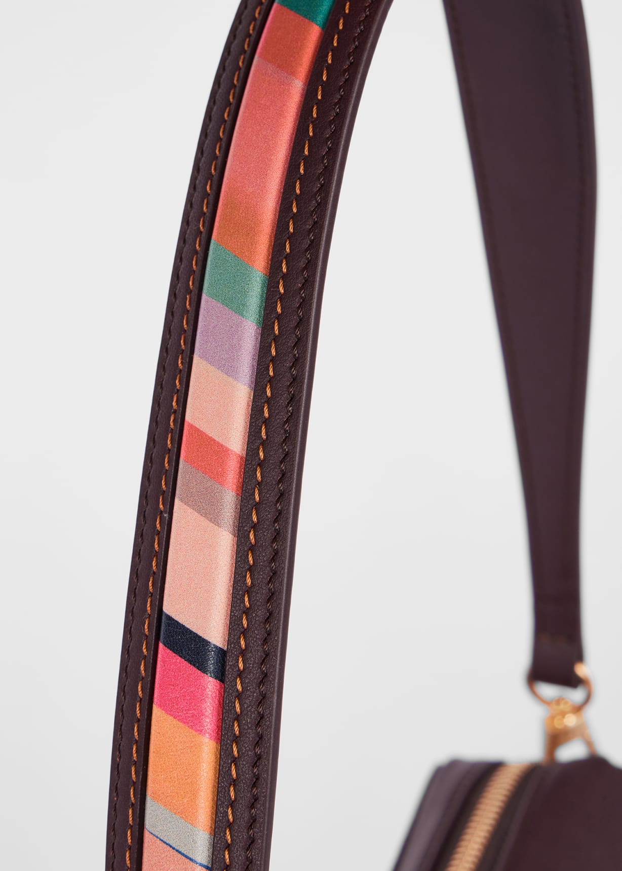 Women's Burgundy Inverted 'Dusky Swirl' Shoulder Bag