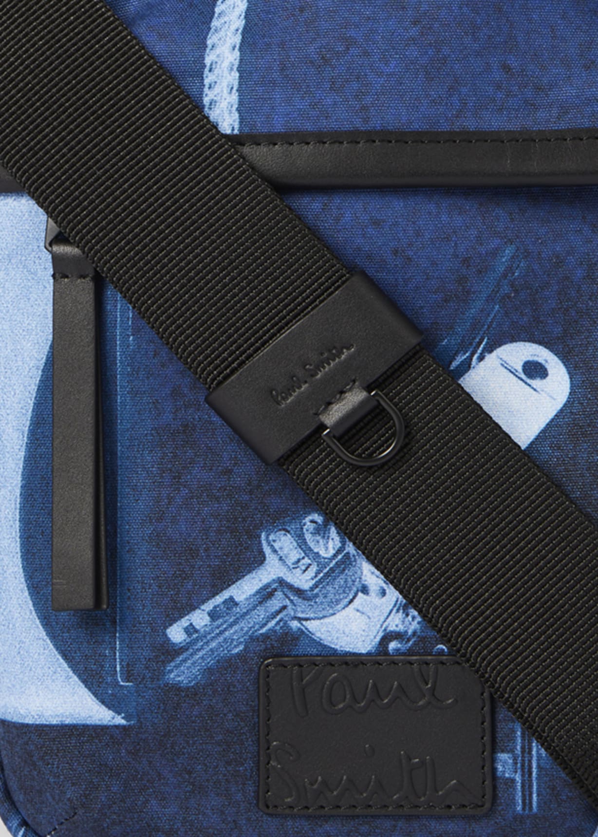 Men's Indigo Blue 'X-Ray Print' Flight Bag