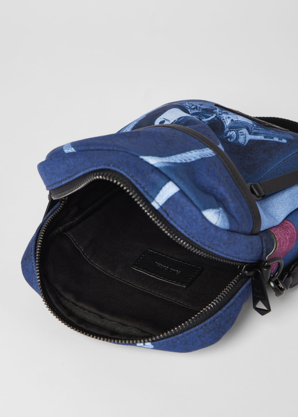 Men's Indigo Blue 'X-Ray Print' Flight Bag