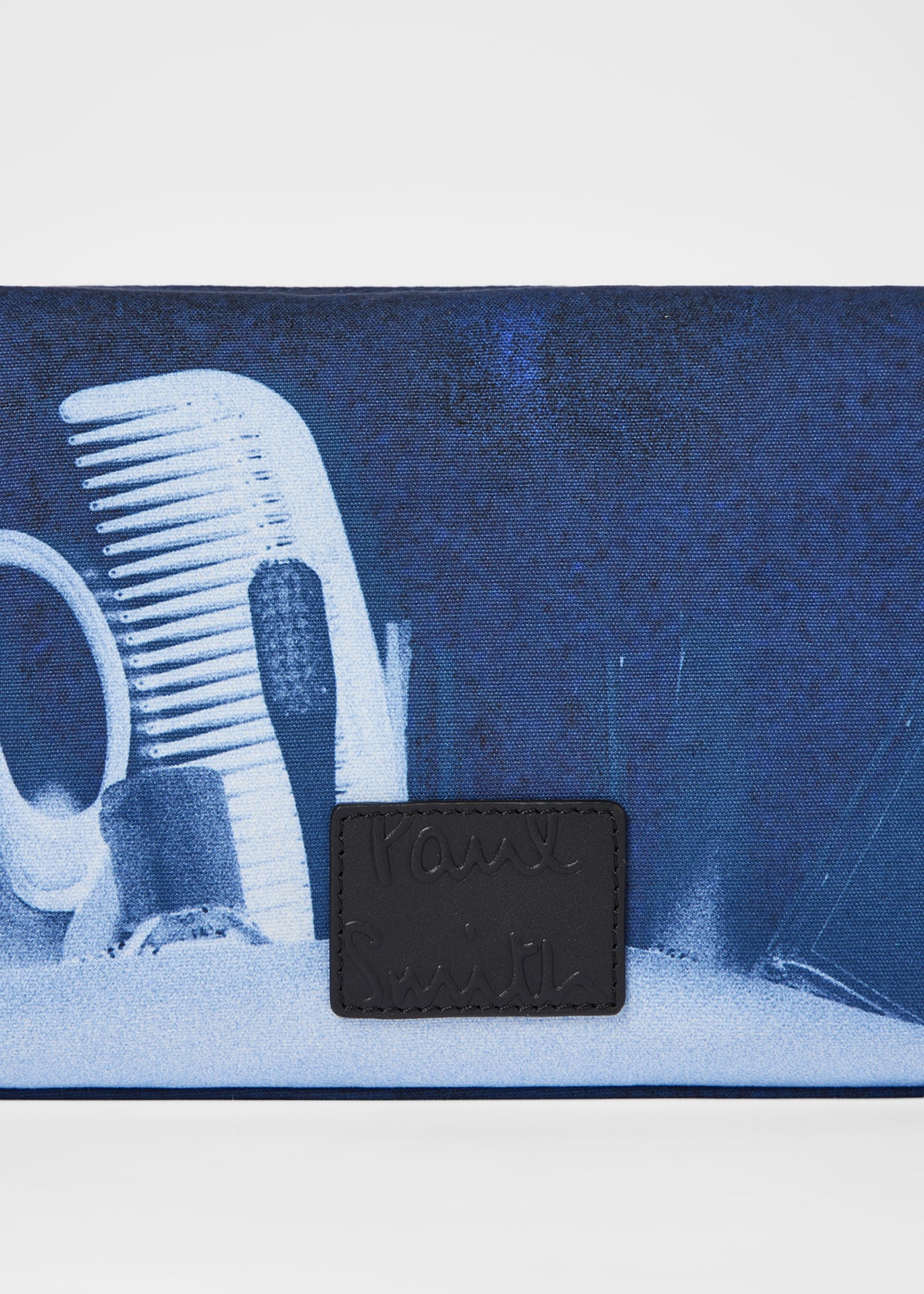 Men's Indigo Blue 'X-Ray Print' Washbag