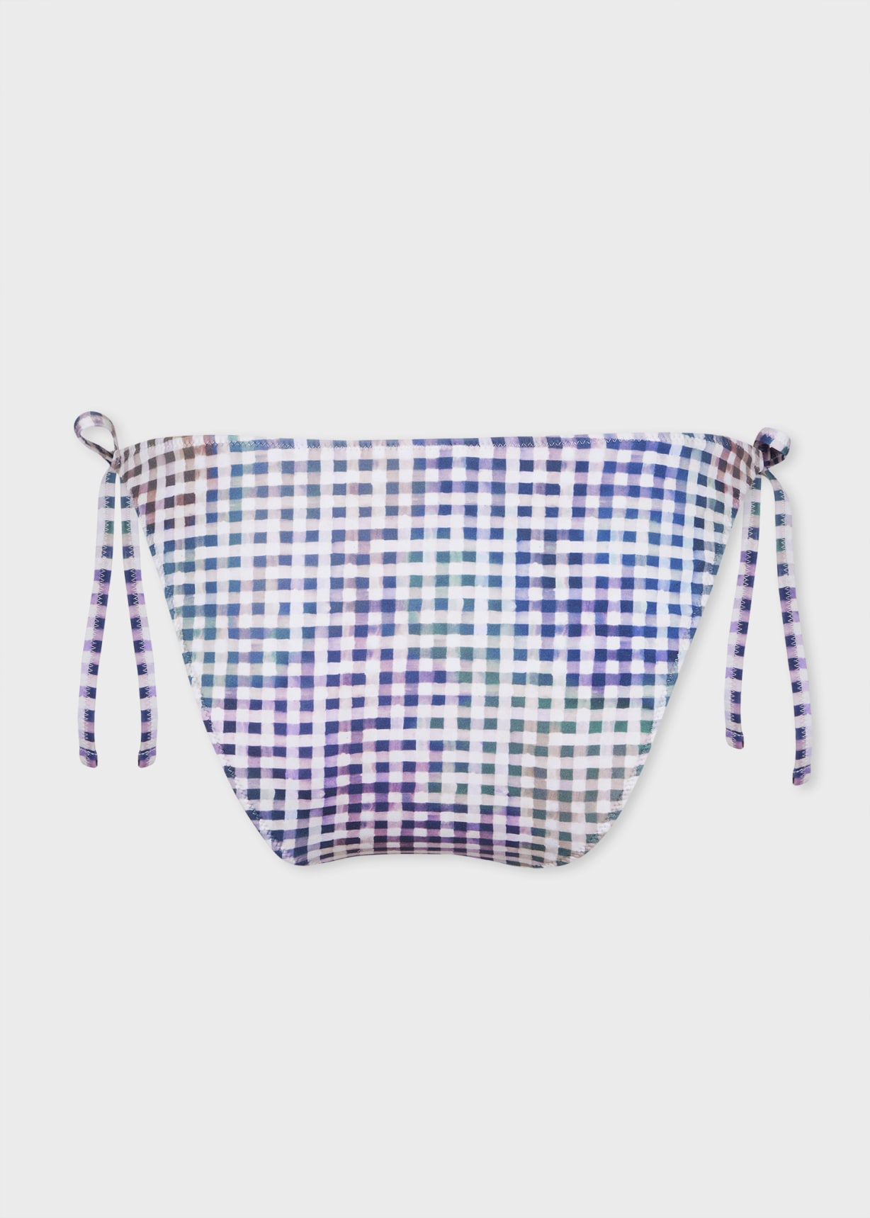 Women's Mauve Check Bikini Set
