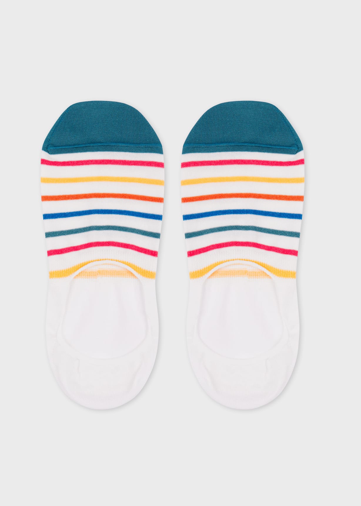 Multicolour Stripe Loafer Socks Three Pack