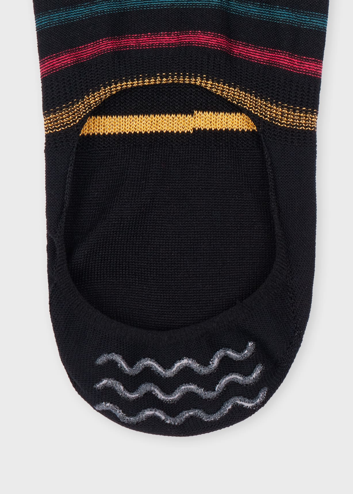 Multicolour Stripe Loafer Socks Three Pack