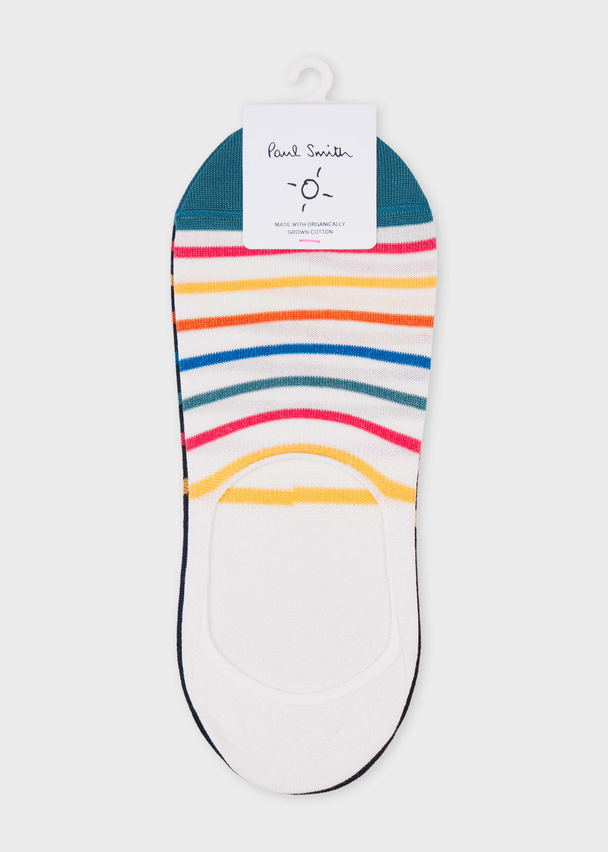 Multicolour Stripe Loafer Socks Three Pack