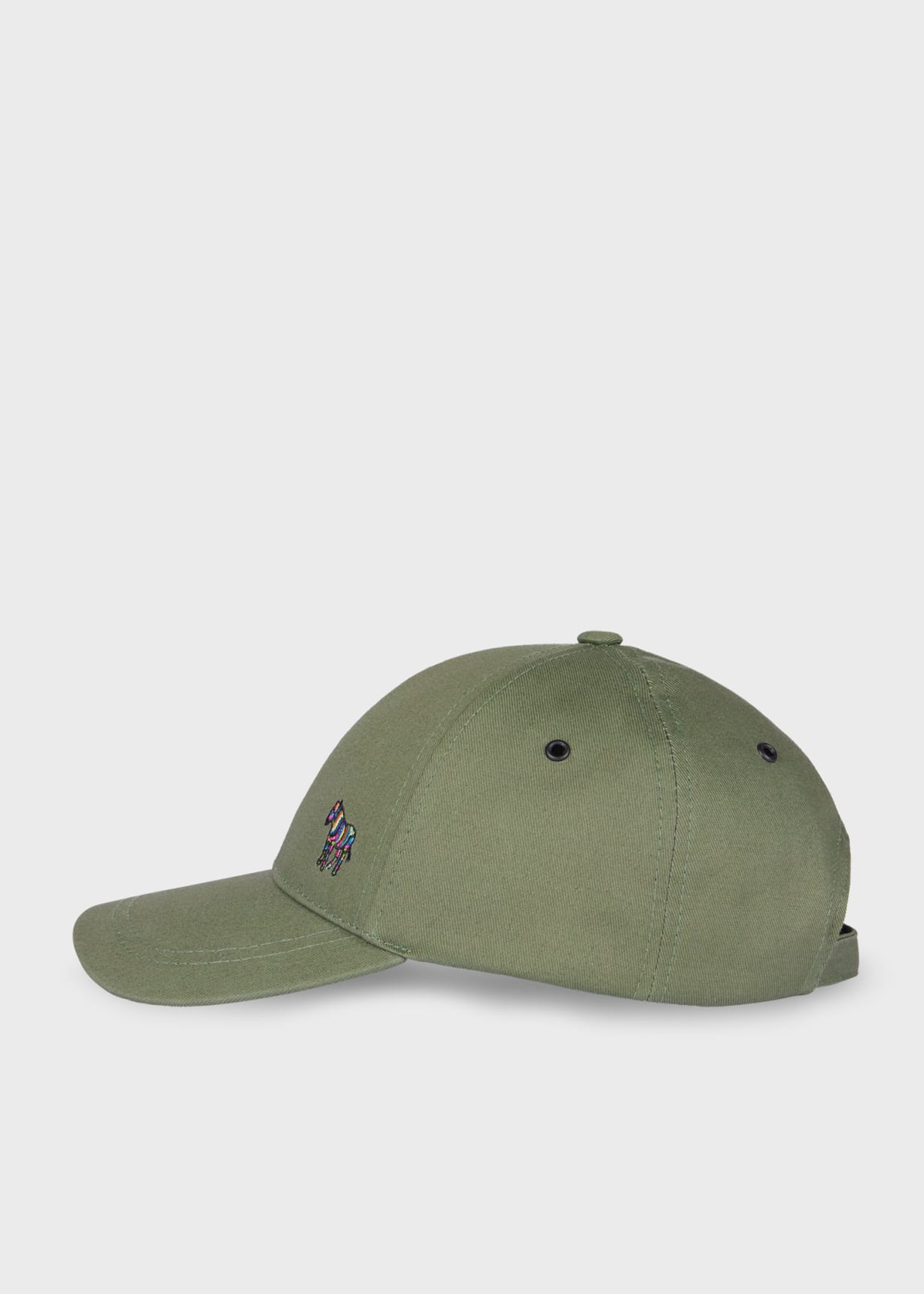 Dark Green Zebra Logo Baseball Cap