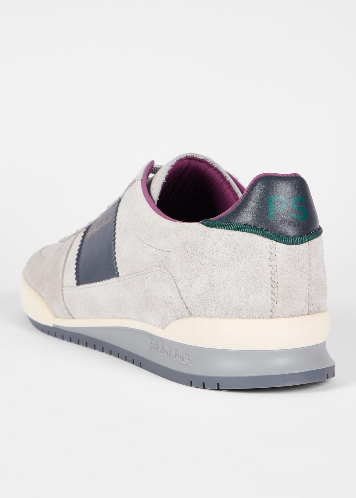 Men's Light Grey Suede 'Rye' Trainers