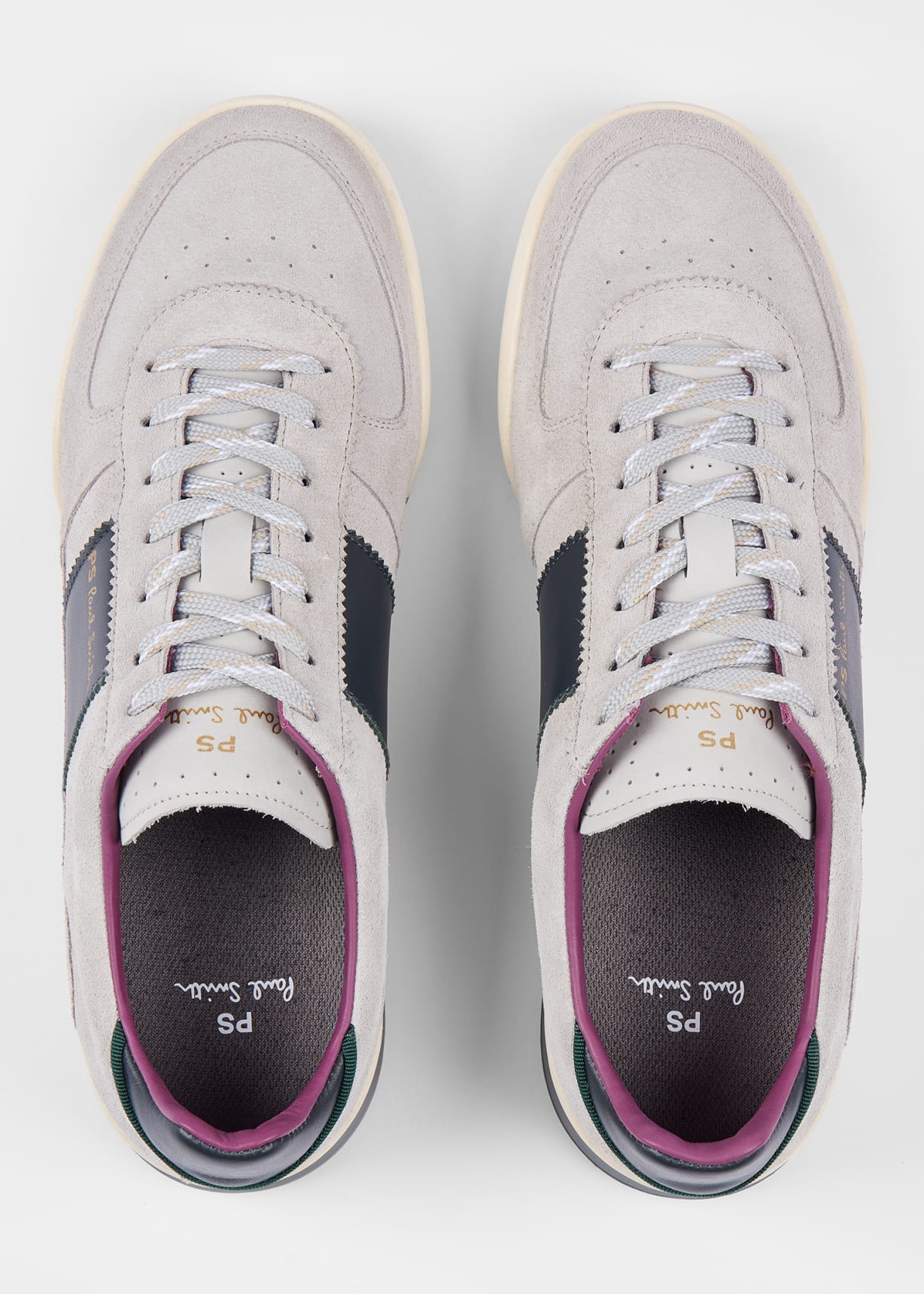 Men's Light Grey Suede 'Rye' Trainers