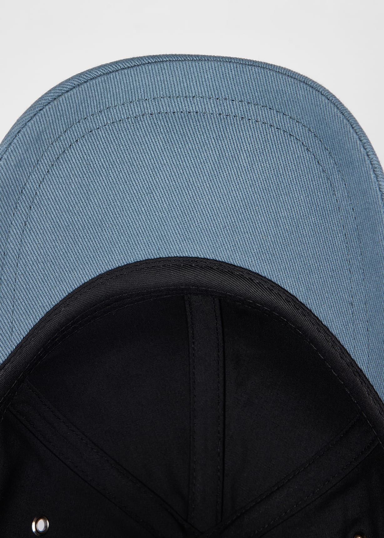 Men's Light Blue 'Signature Stripe' Trim Baseball Cap