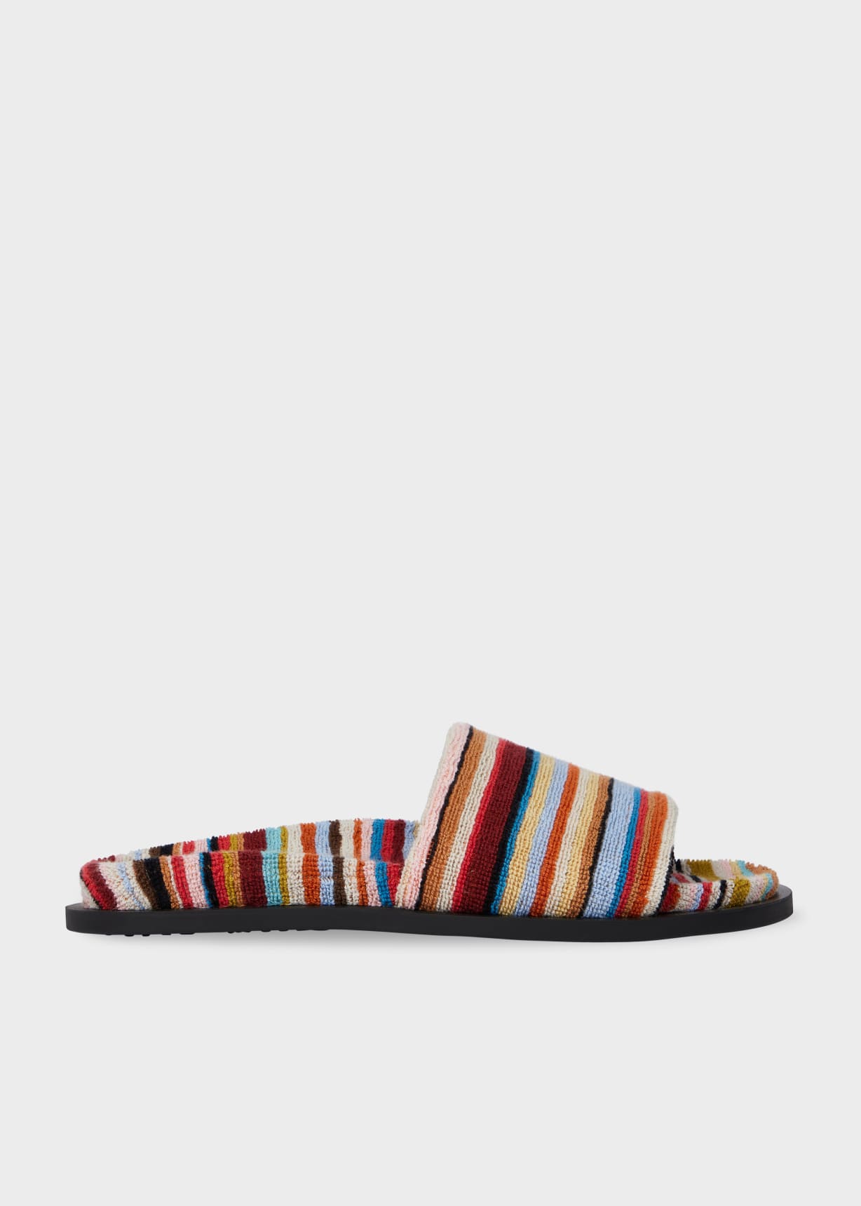 Men's 'Signature Stripe' Towelling 'Dru' Slides