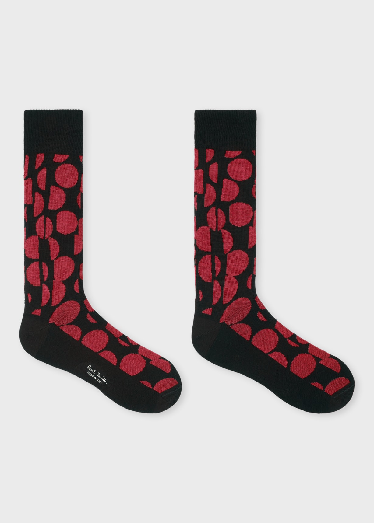 Black Mix Up Polka Dot Socks Paul Smith