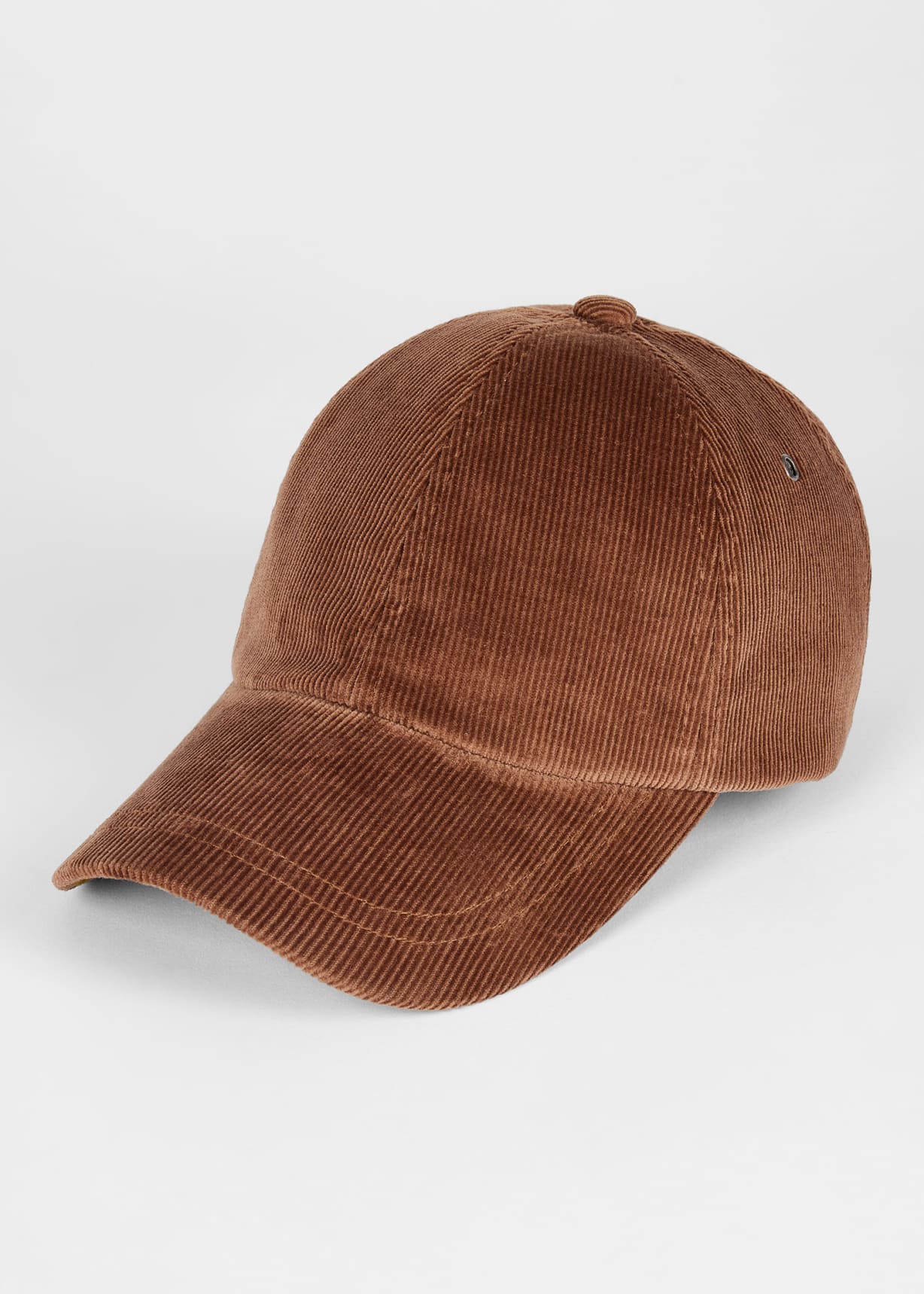 Brown Corduroy Baseball Cap