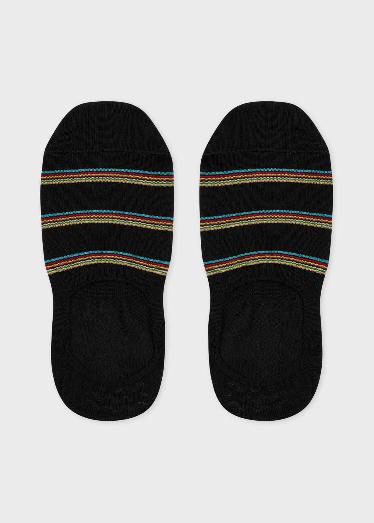 Men's Multicolour 'Signature Stripe' Loafer Socks Three Pack