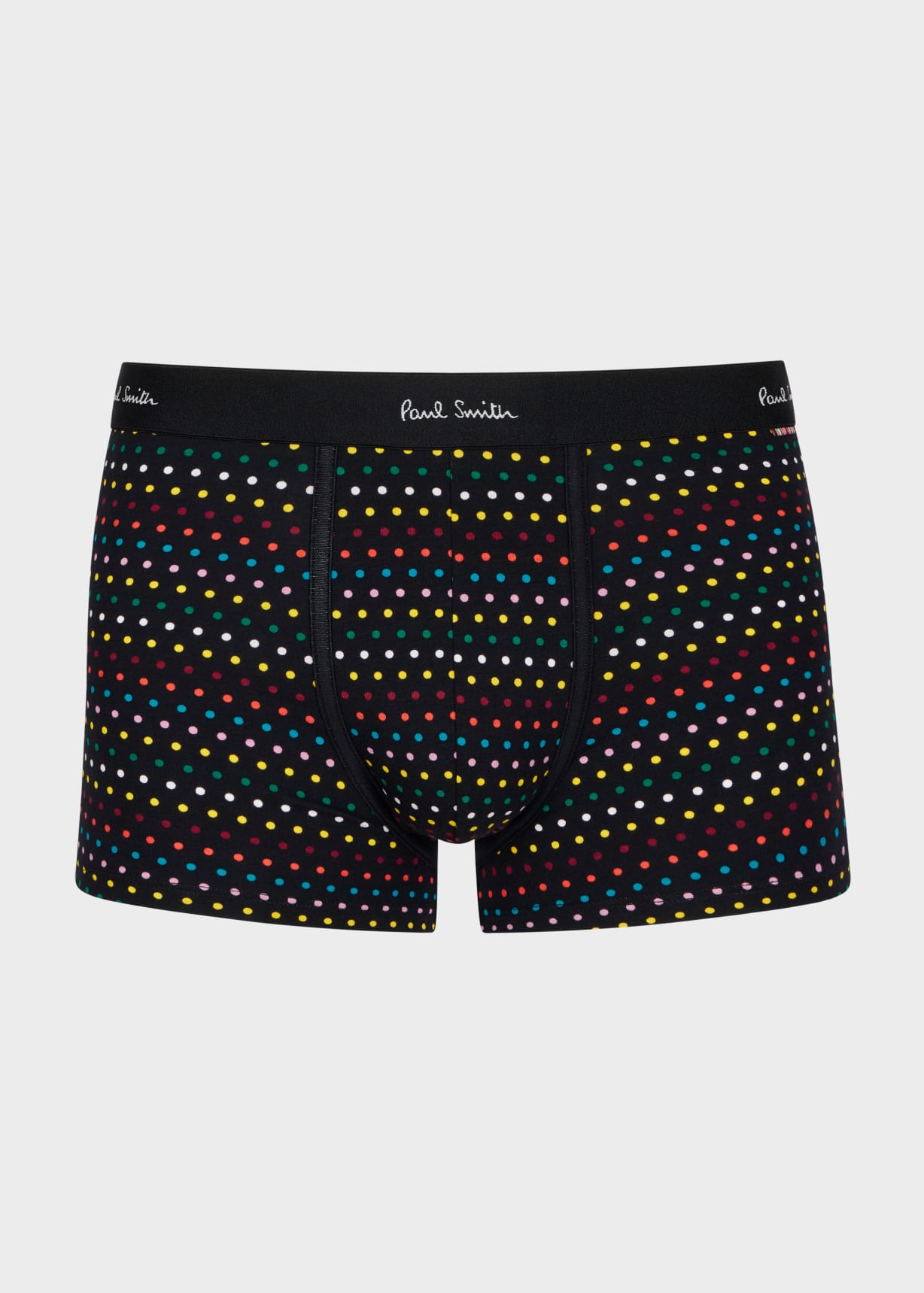 Men's Black 'Signature Polka Dot Stripe' Boxer Briefs