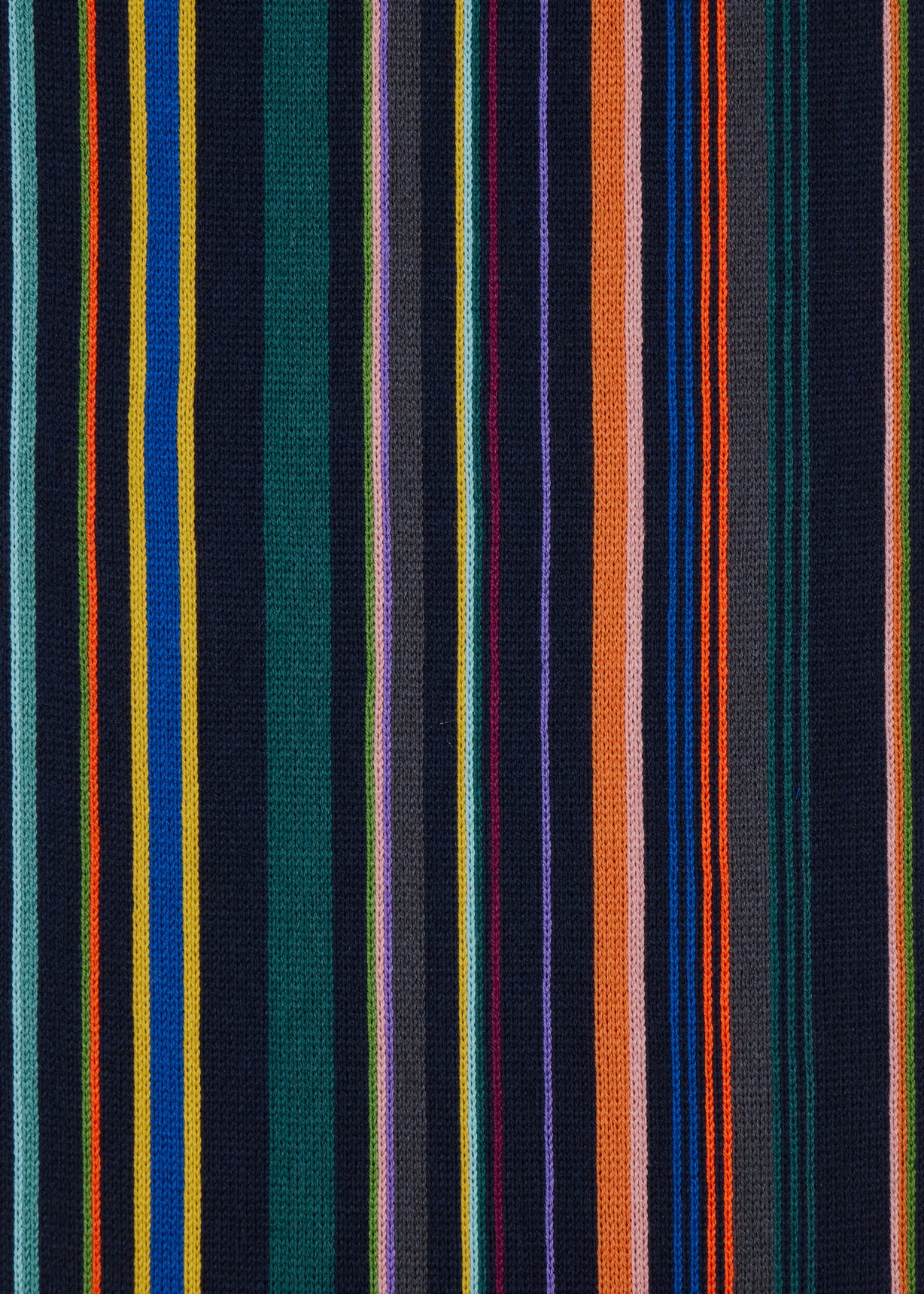 Multicolour Merino Wool Stripe Scarf