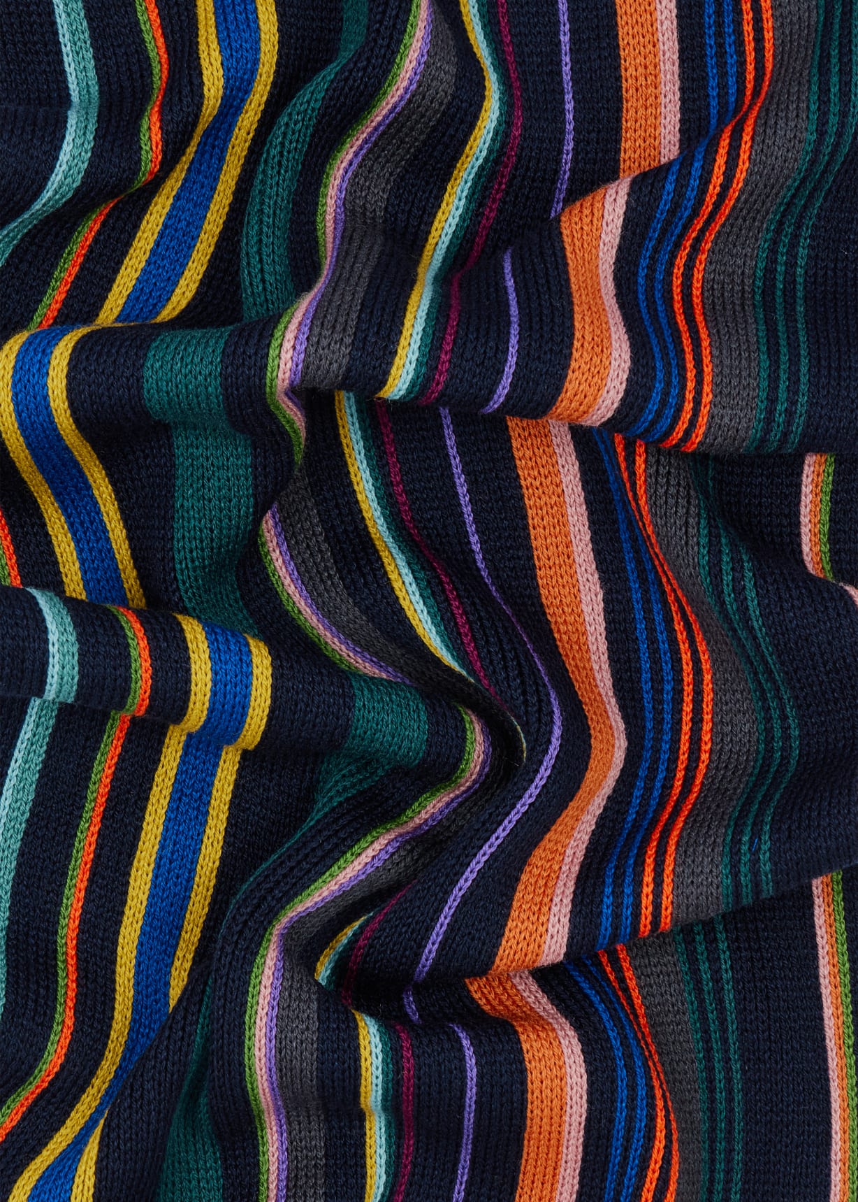 Multicolour Merino Wool Stripe Scarf
