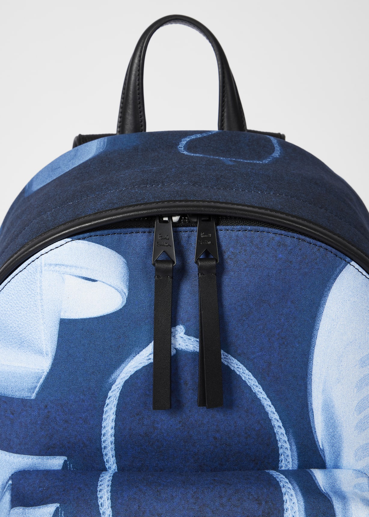 Men's Indigo Blue 'X-Ray Print' Backpack