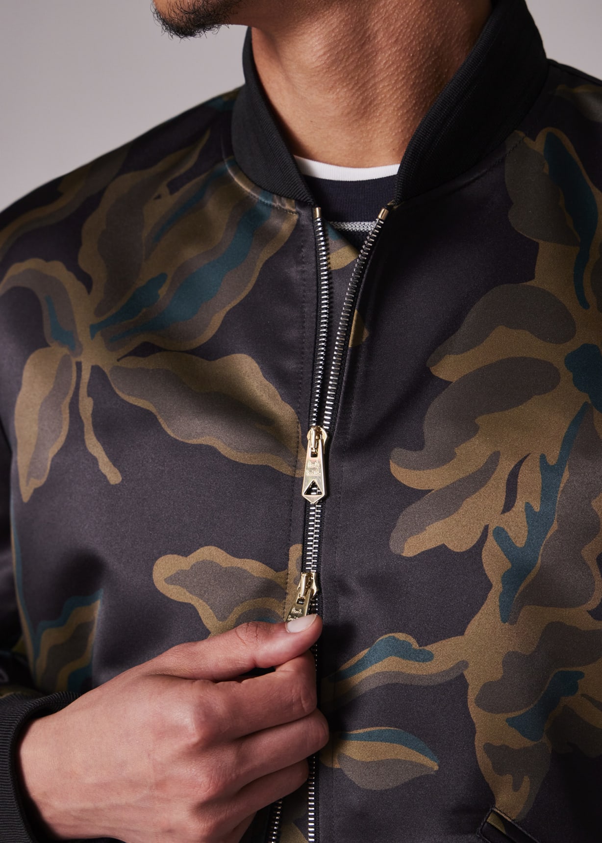 'Bohemia' Print Bomber Jacket